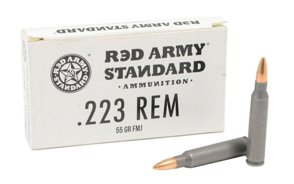 Red Army Standard 223 Rem Ammo – 20 Rounds of 55 Grain FMJ Ammunition ...
